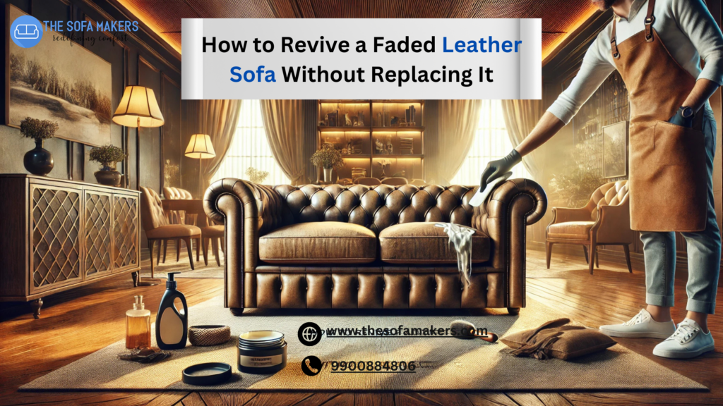 How to Revive a Faded Leather Sofa Without Replacing It - The Sofa Makers